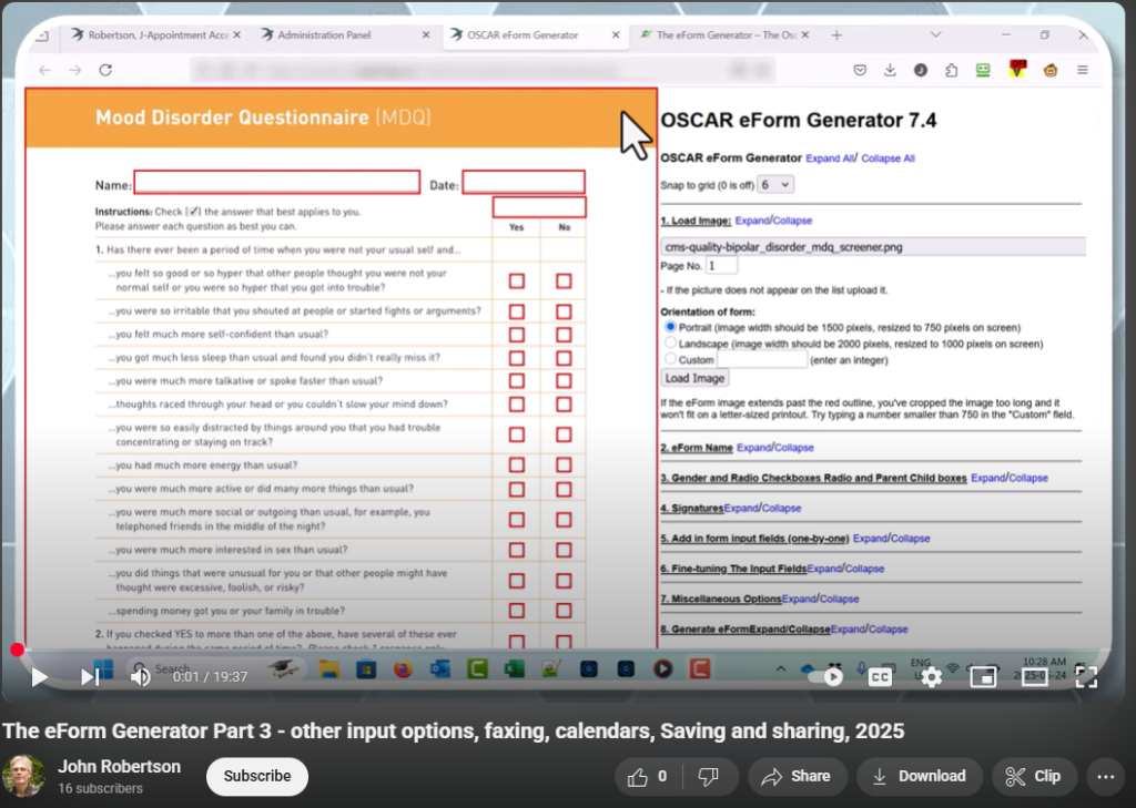 Create Your Own eForms - OSCAR BC